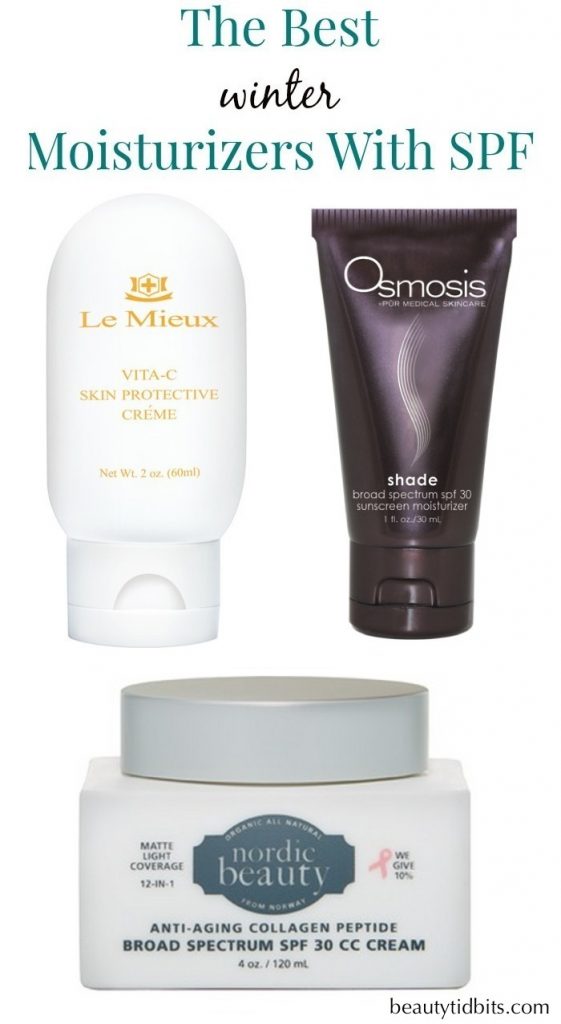 Best Winter Moisturizers with SPF