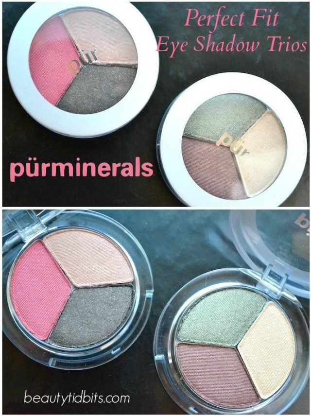 Pür Minerals Perfect Fit Eye Shadow Trios