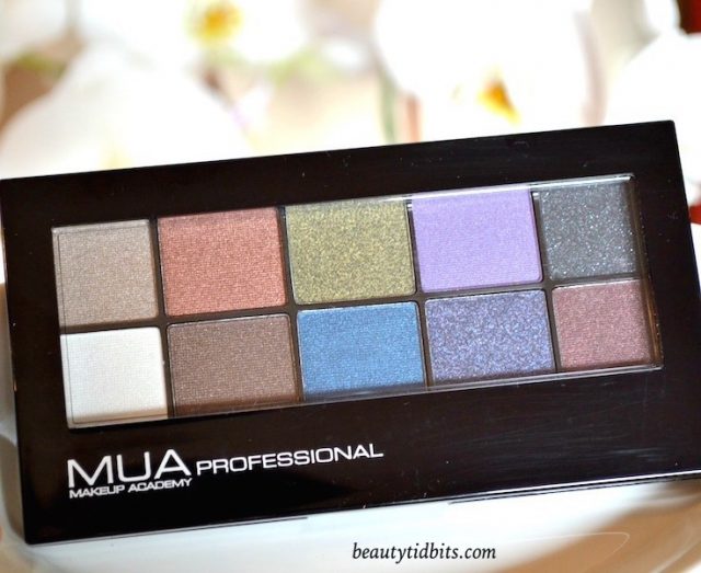 MUA Makeup Academy Metallic Eyeshadow Palette