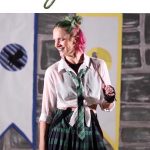 Harry Potter Slytherin Halloween Costume and Makeup Look