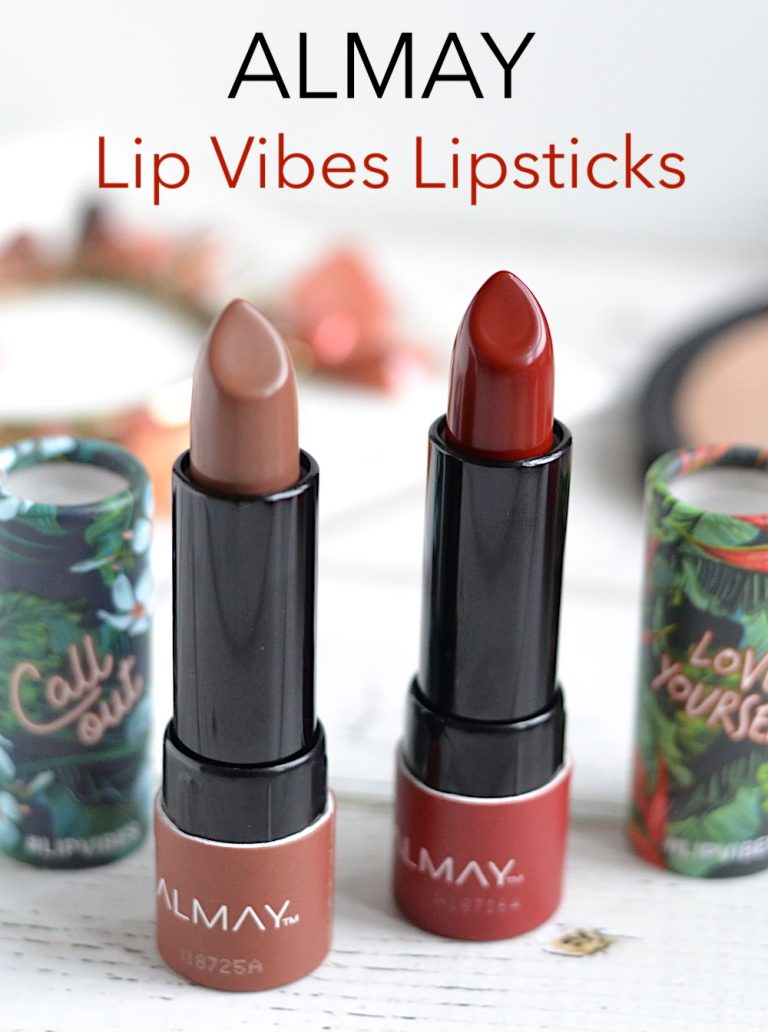 Lippie Love: Almay Lip Vibes Lipsticks Review and Swatches