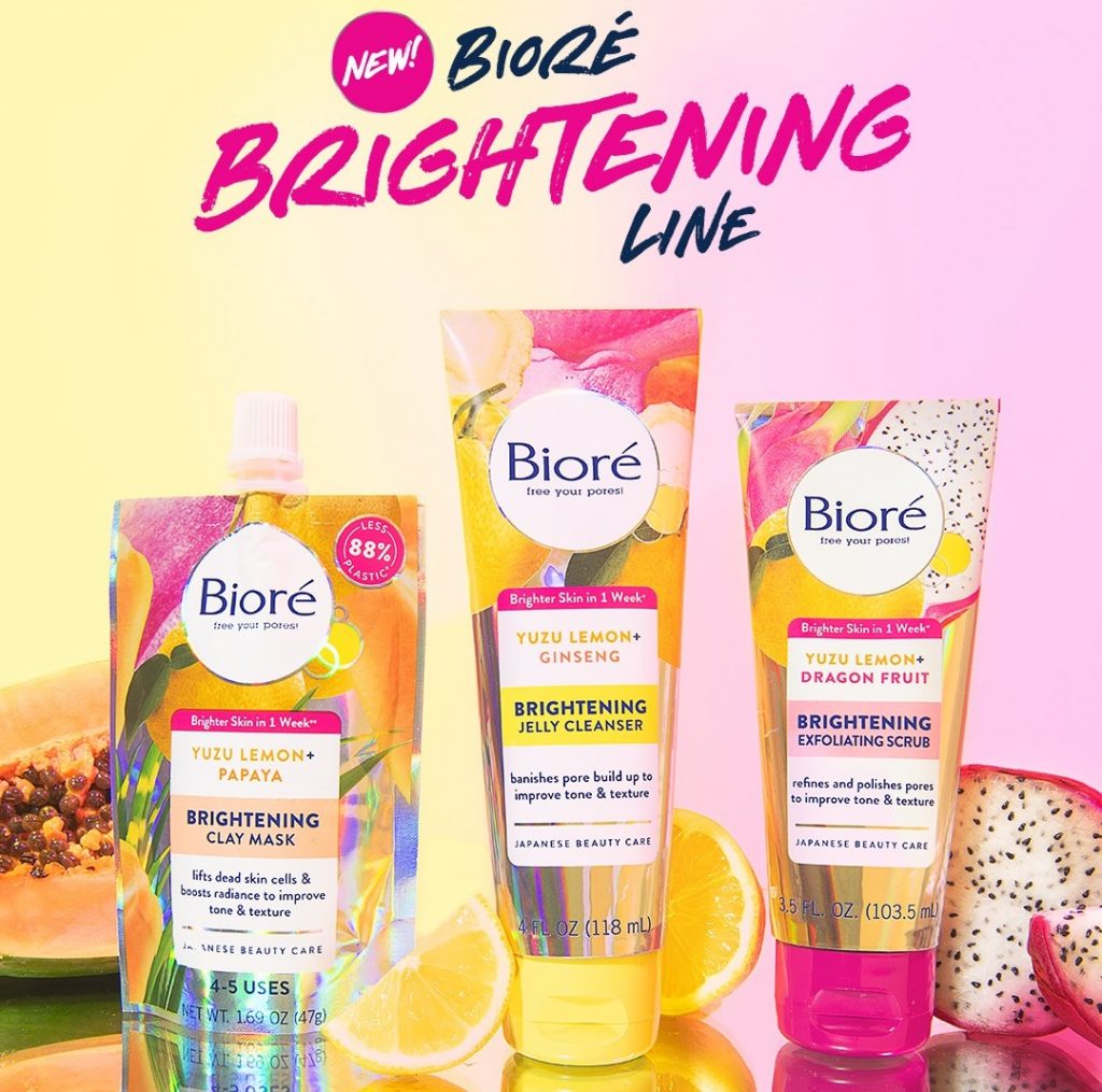 NEW Biore Brightening Skincare Collection