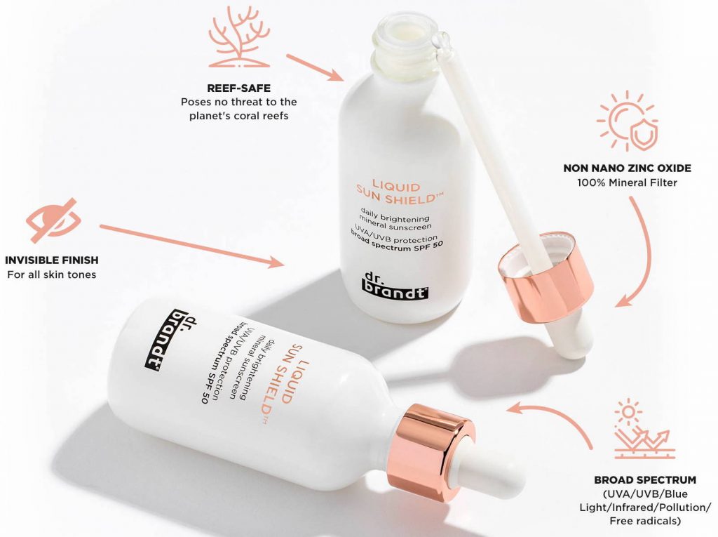 Dr Brandt Liquid Sun Shield Brightening Mineral Sunscreen SPF 50