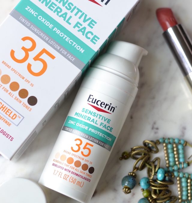 Amazing & Affordable! Eucerin Sensitive Mineral Tinted Sunscreen