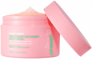 Body Proud Review: Sleep Hero Body Mask and Smooth Talk Exfoliating Serum