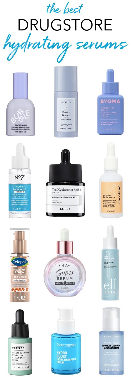 Say Goodbye to Dry: Best Drugstore Hydrating Serums