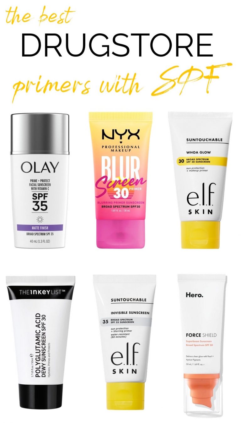 6 Drugstore Primers With SPF to Prep & Protect Your Skin