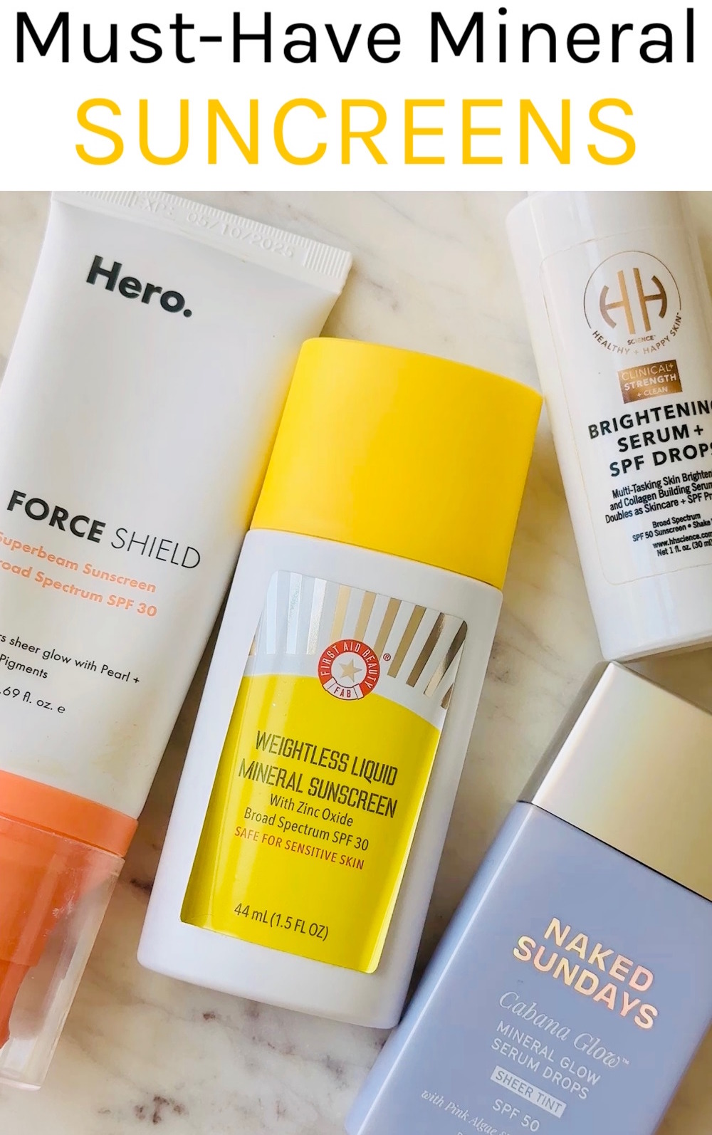 4 Must-Have Mineral Sunscreens You'll Want to Wear Everyday