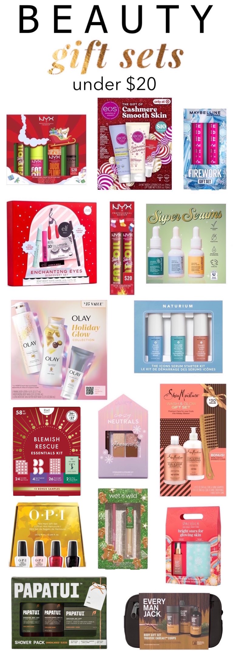 34 Drugstore Makeup & Beauty Gift Sets Under $20